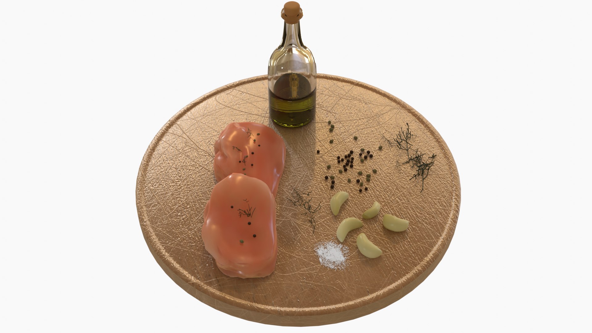 Raw Chicken 3D Model - TurboSquid 2140732