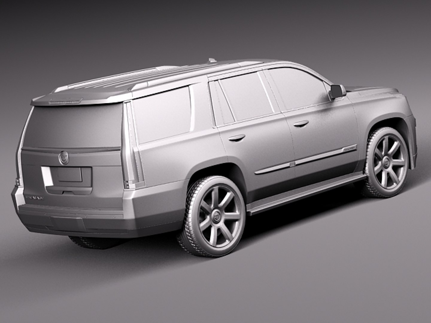 2013 2015 Suv Cadillac 3d Model
