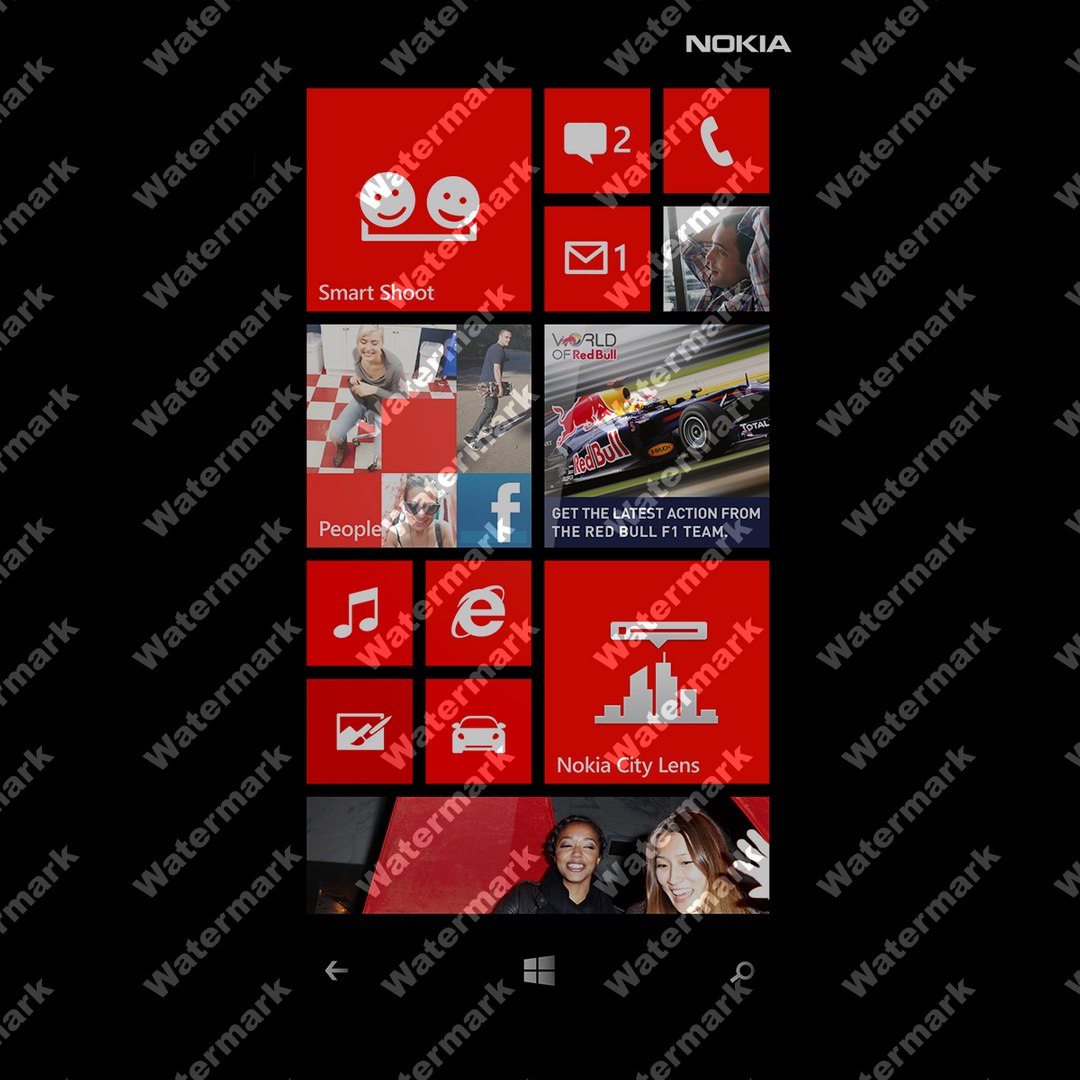 Nokia Lumia 620 3d Obj