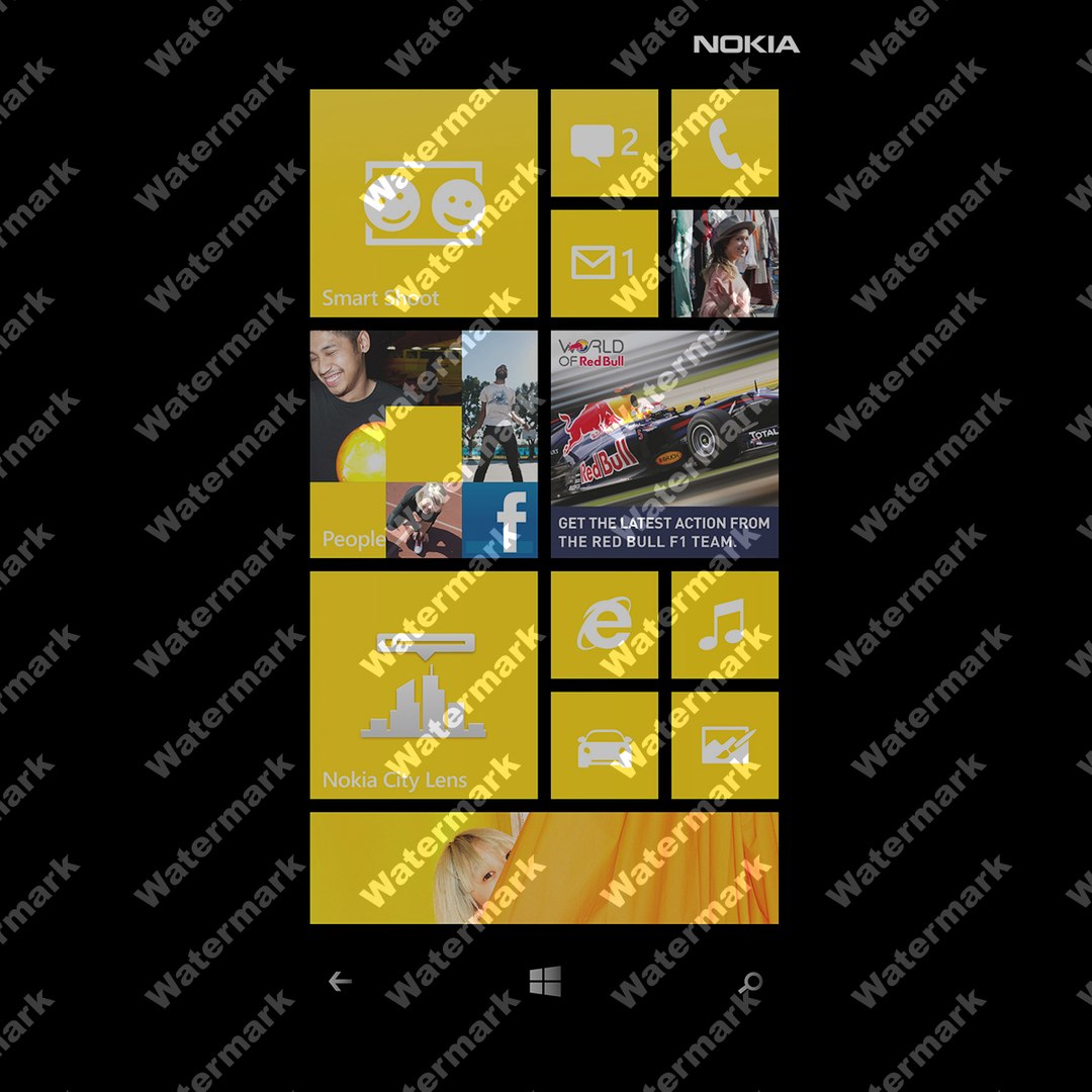 Nokia Lumia 620 3d Obj