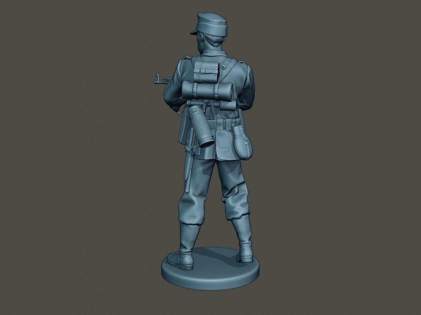 German Soldier Ww2 Shoot 3D Model - TurboSquid 1497662