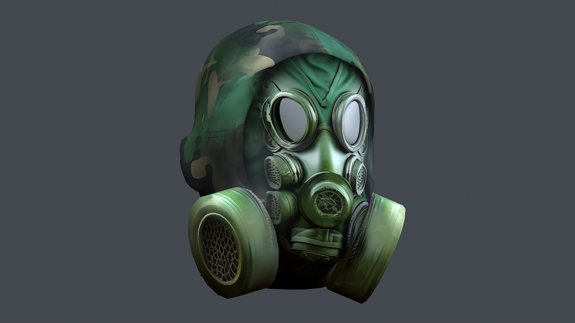 3D Gas Mask Helmet 3d Model Military Combat Soldier Armor Scifi Fantasy ...