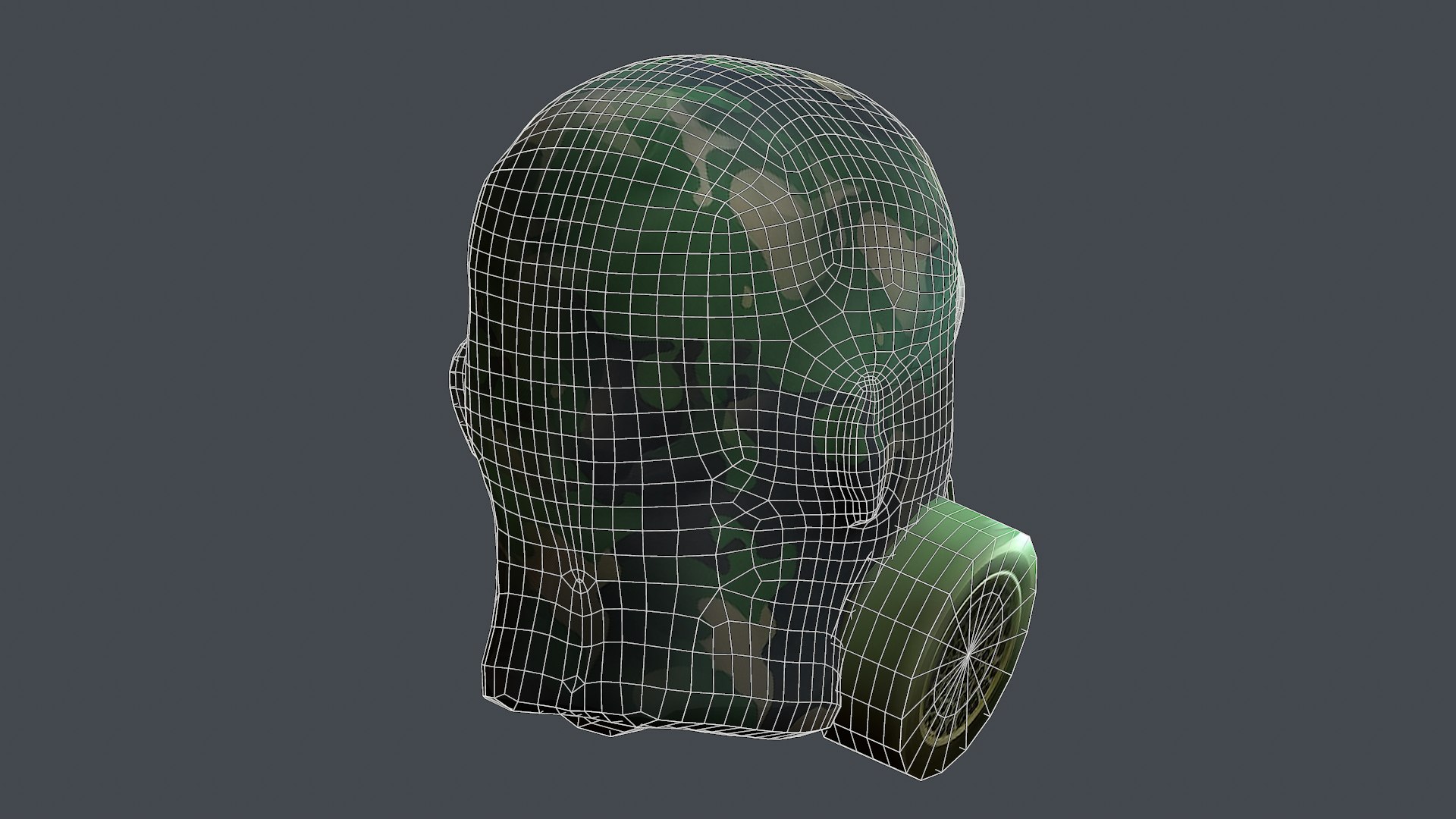 3D Gas Mask Helmet 3d Model Military Combat Soldier Armor Scifi Fantasy ...