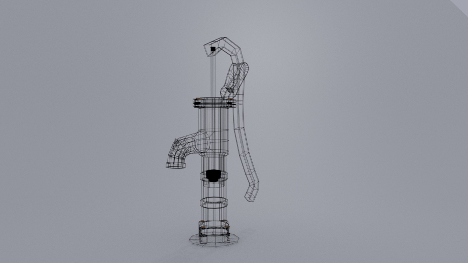 Cast Iron Hand Pump 3D Model - TurboSquid 1428200