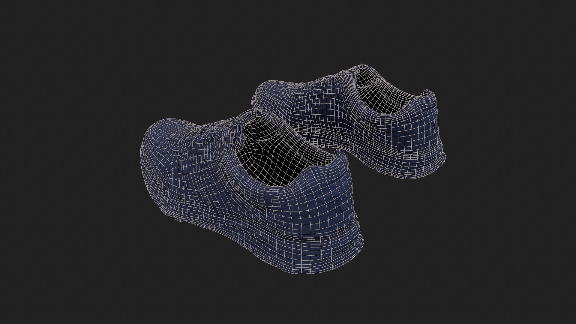 Pair sneakers shoe 3D model - TurboSquid 1492111