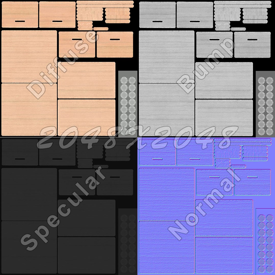 Max Realistic Wooden Box 03