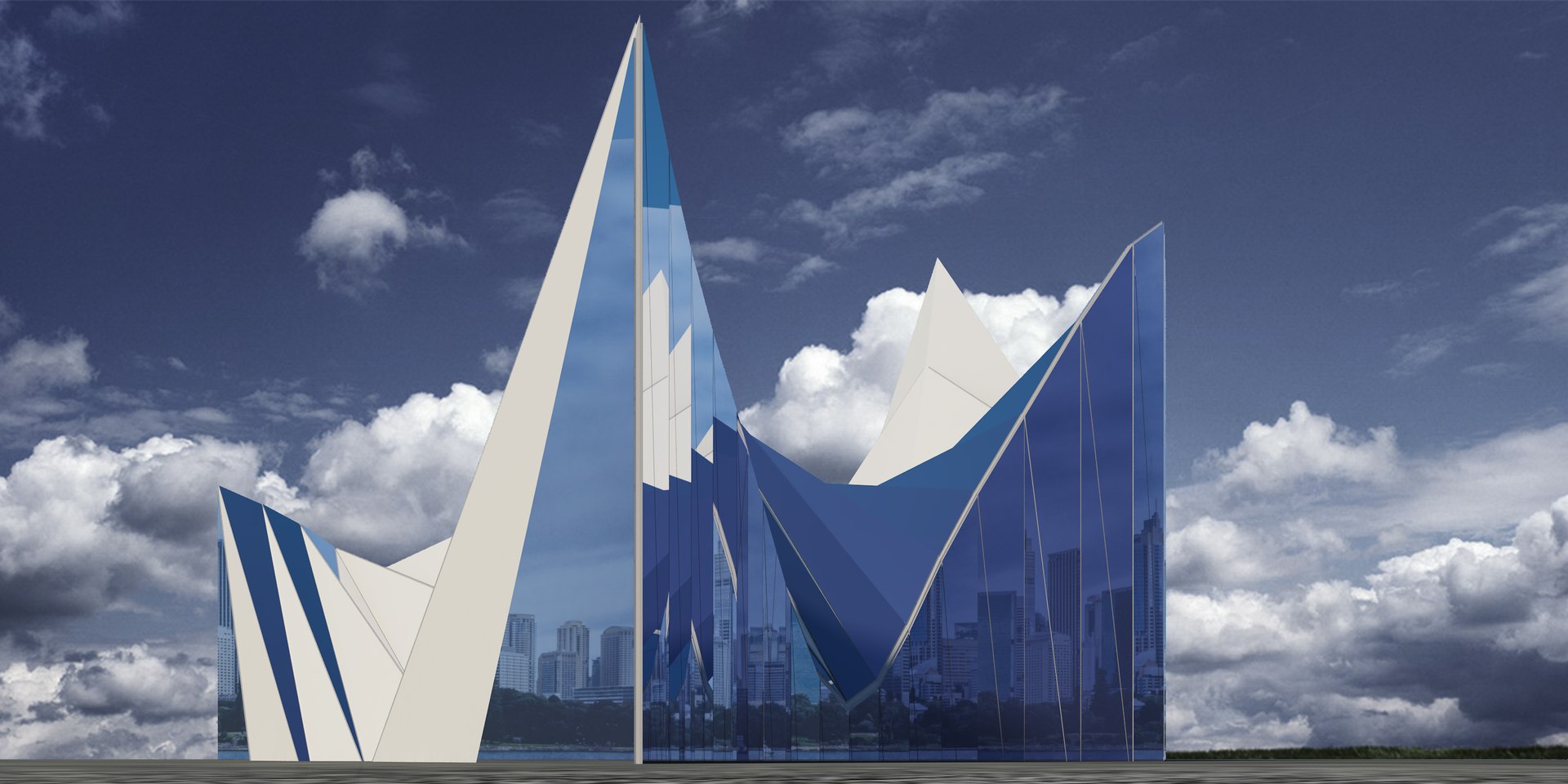 Modern Building Model - TurboSquid 1288192