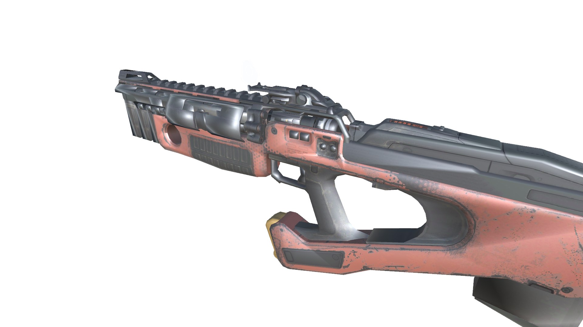 3D 29-assault Rifle Gauss-gun Model 3d Game Ready Model Low-poly 3D ...