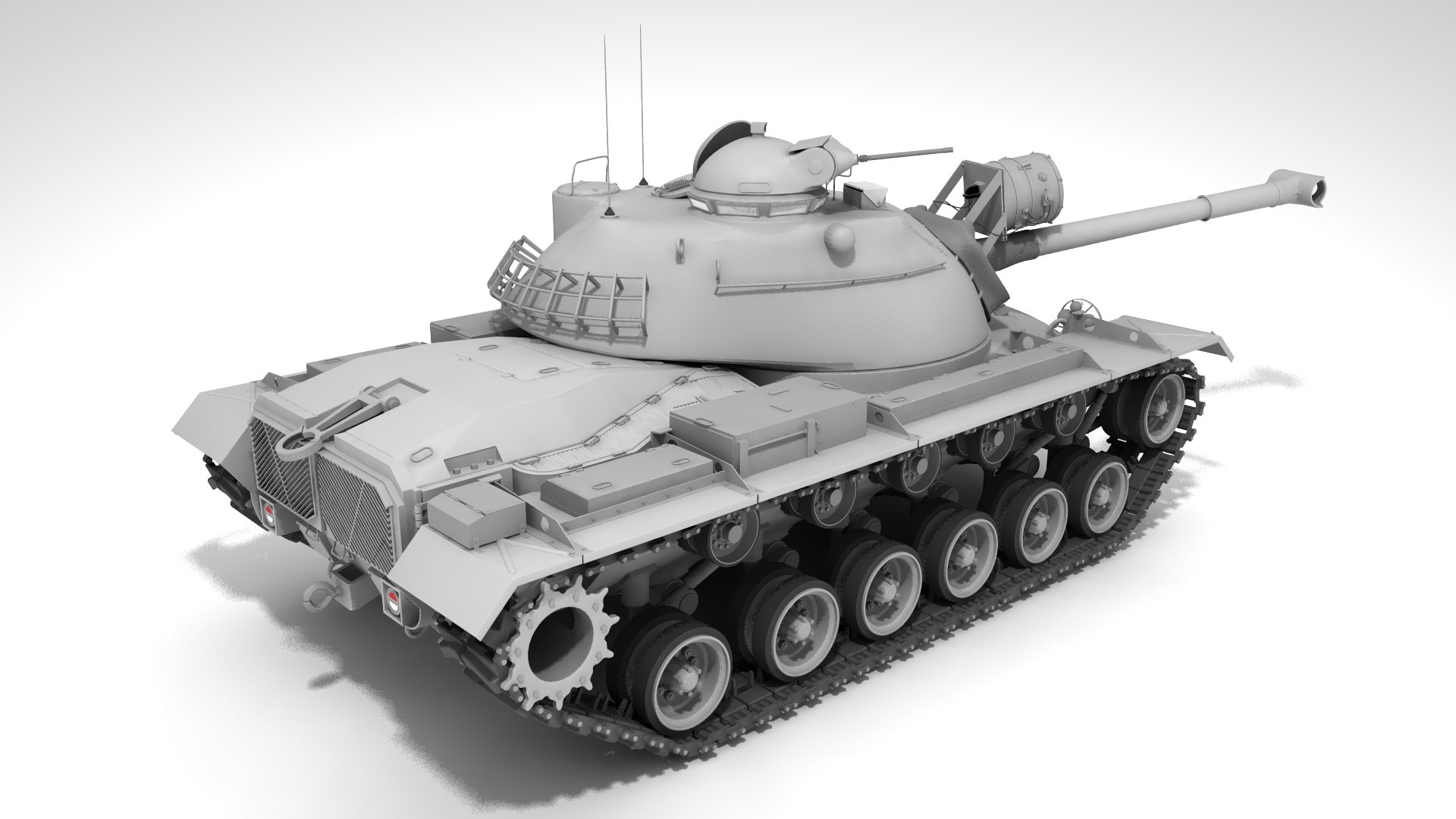 M48A3 Patton 3D Model - TurboSquid 1713599