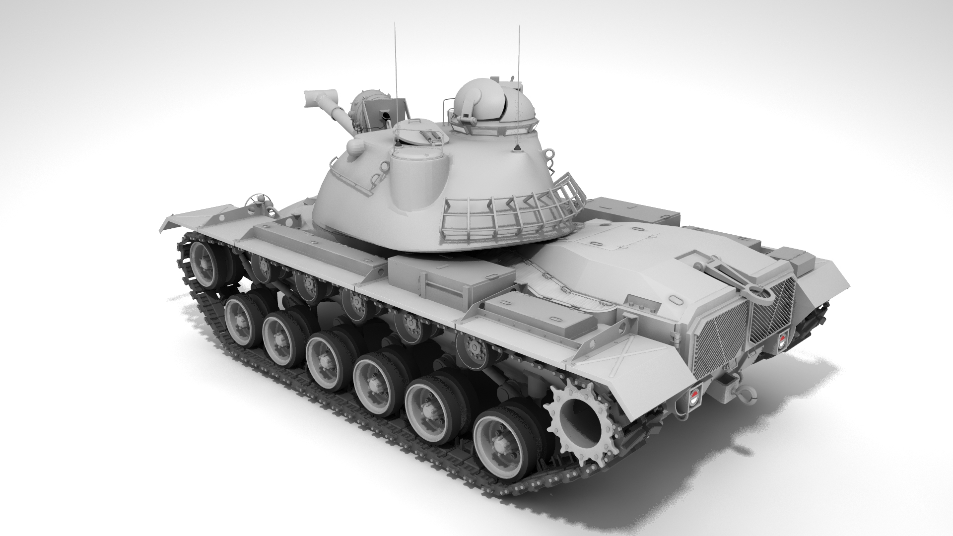 M48A3 Patton 3D model - TurboSquid 1713599