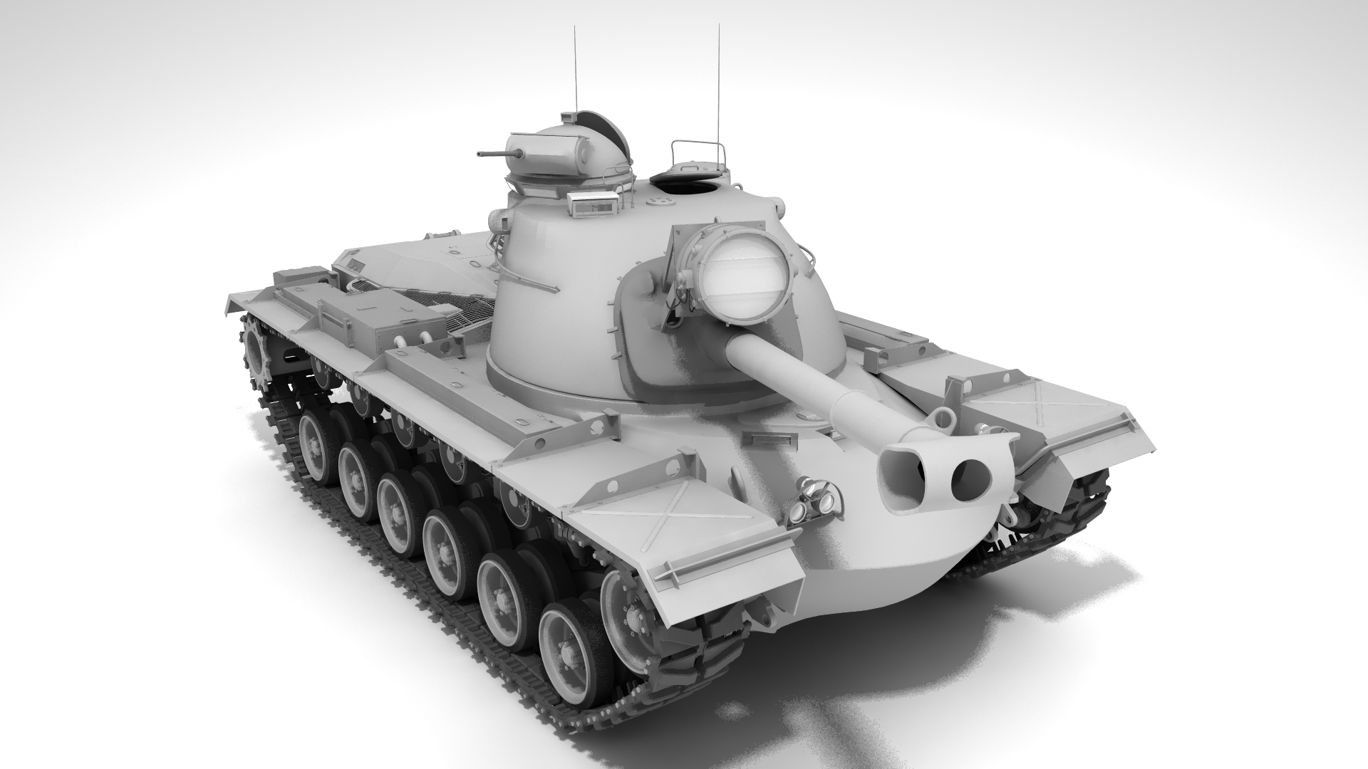 M48A3 Patton 3D model - TurboSquid 1713599