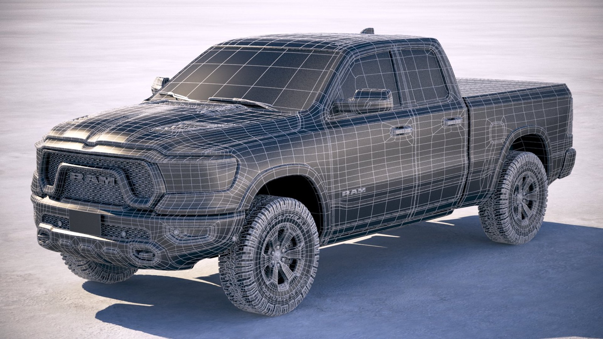 Dodge Ram 1500 3D Model - TurboSquid 1316980