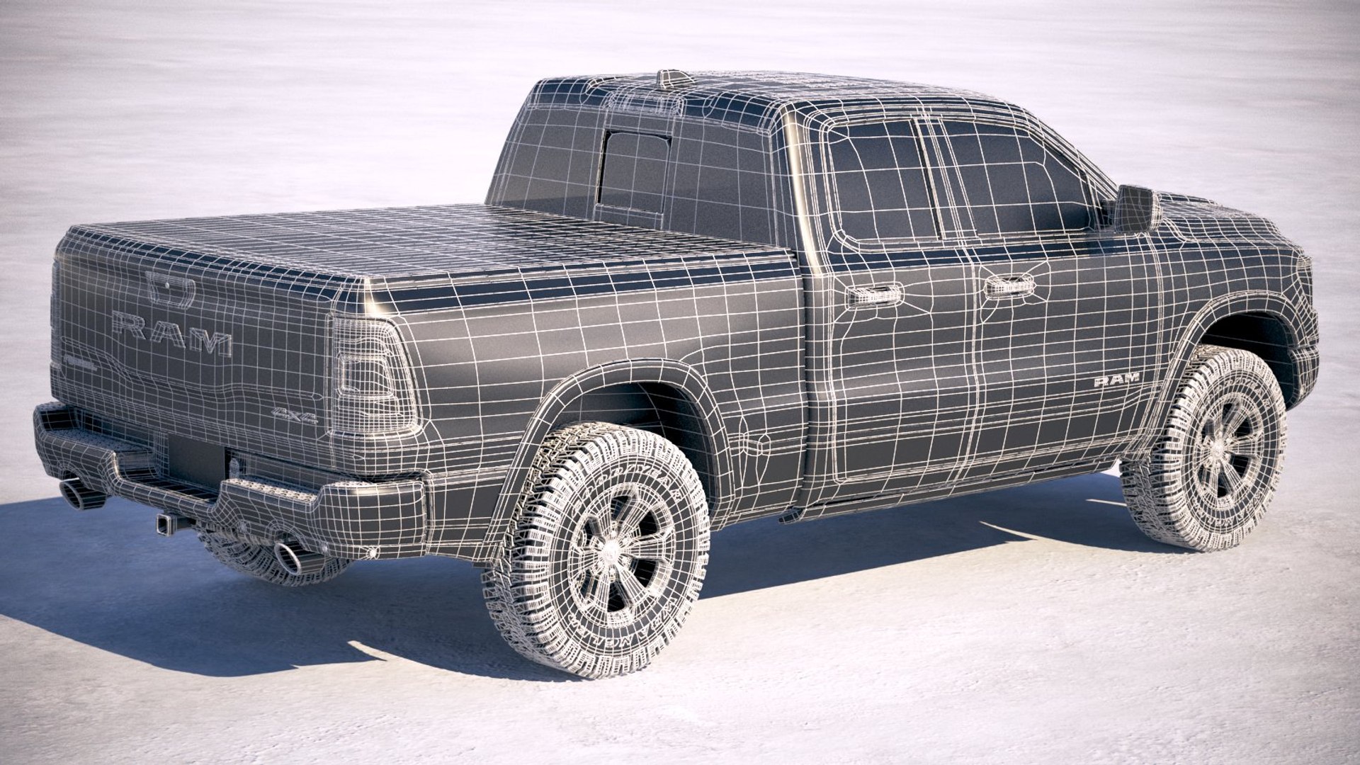 Dodge Ram 1500 3D Model - TurboSquid 1316980