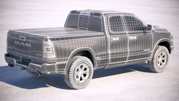 Dodge ram 1500 3D model - TurboSquid 1316980