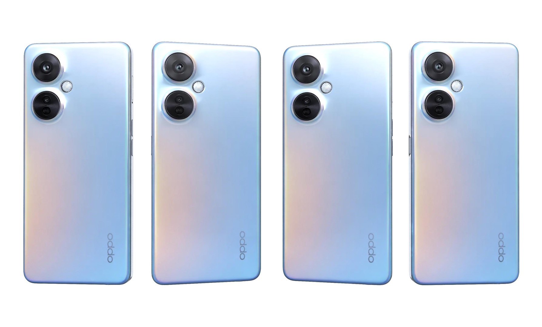 Oppo K11X Blue And Green 3D model - TurboSquid 2088440