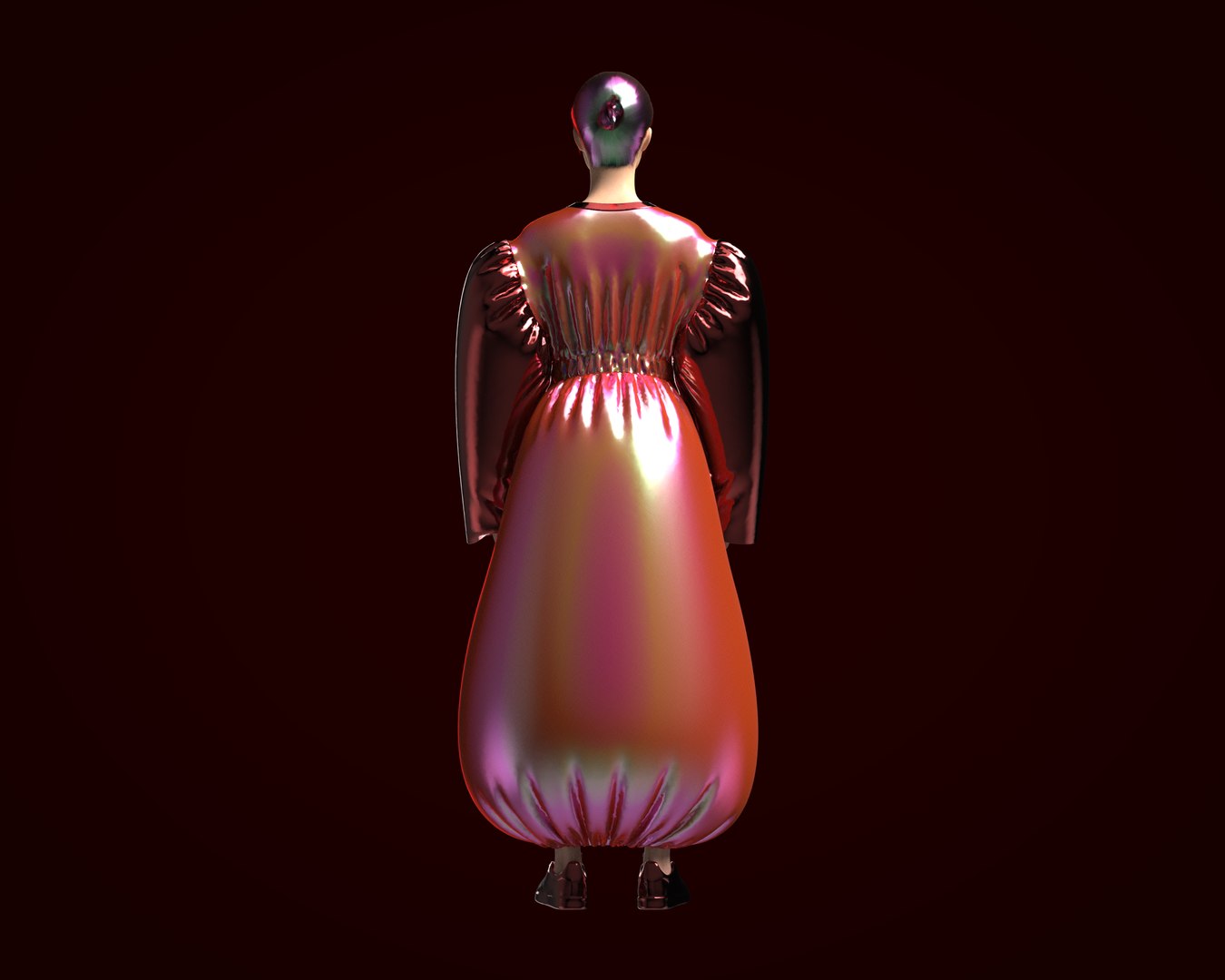 3D Girls Outdoor Dress-NFT In Low Poly - TurboSquid 2023858