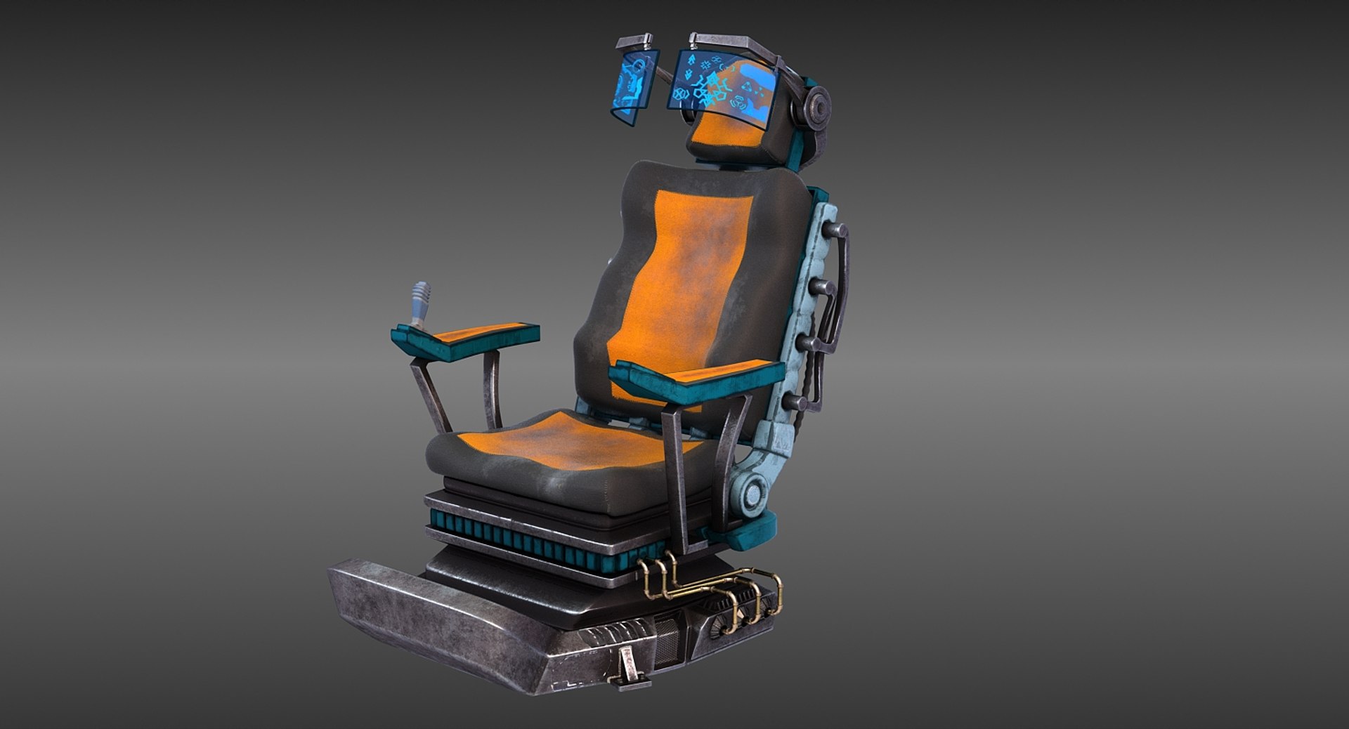 Sci Fi Armchair 3D Model - TurboSquid 1195979