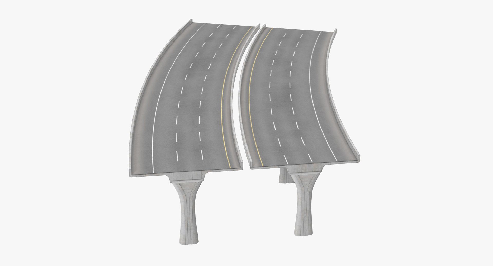 3 Lane Raised Highway Max