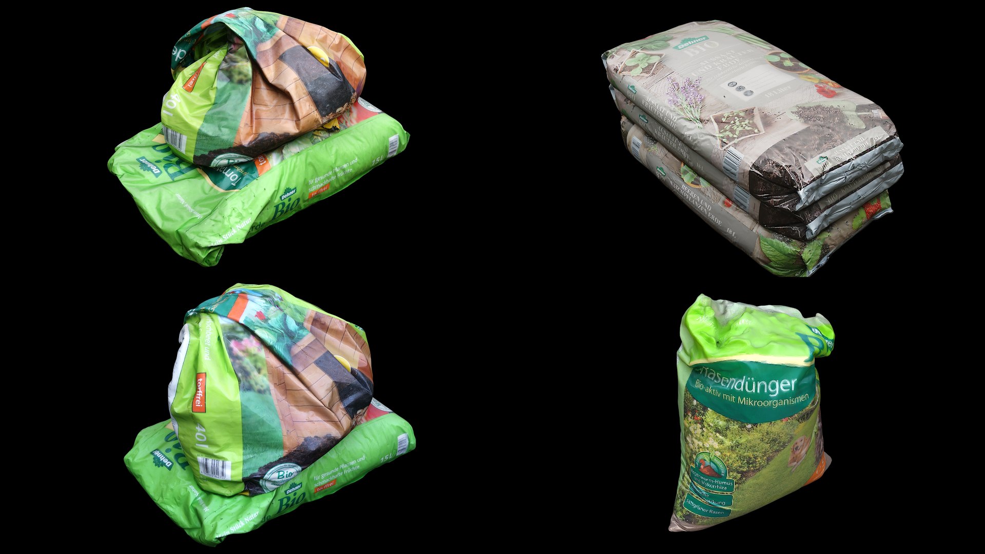 Sack Bag Collection 04 model - TurboSquid 2064139