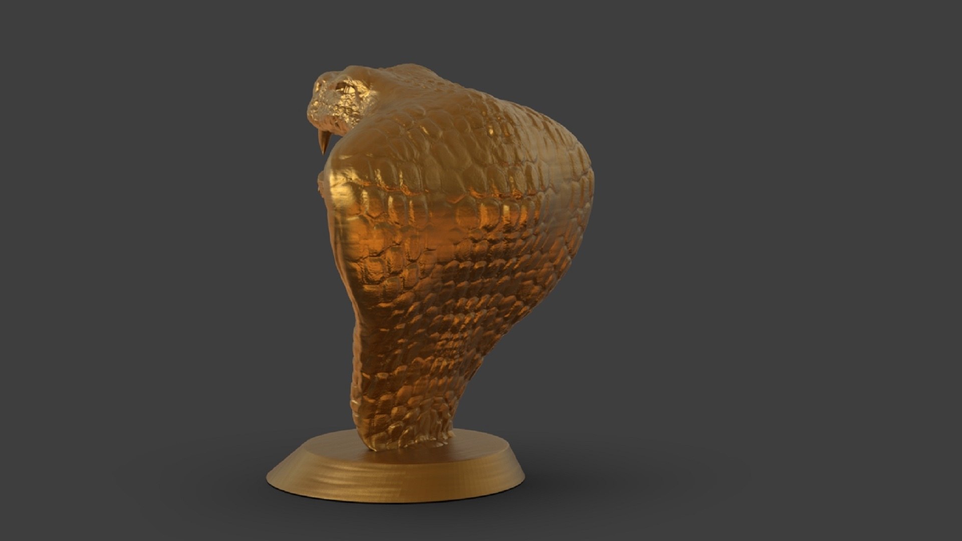 Cobra Statue 3D Model - TurboSquid 2020986