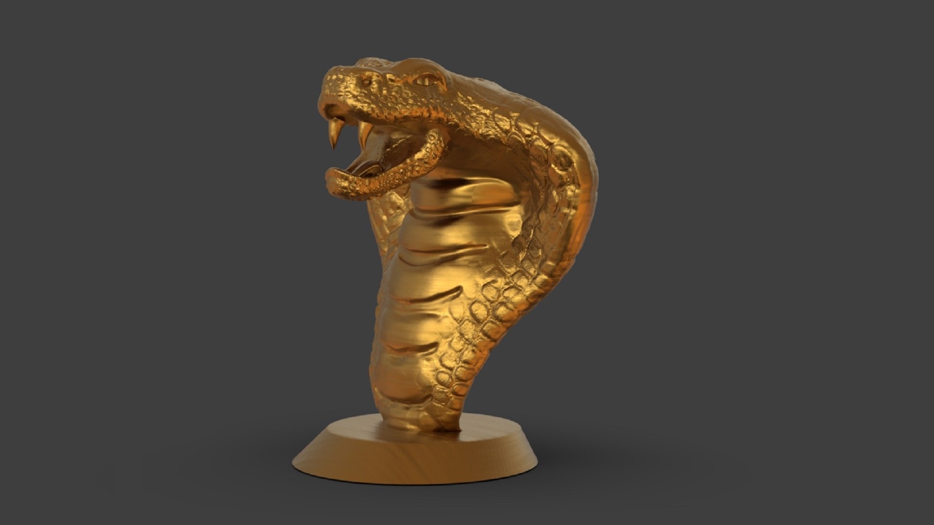 Cobra Statue 3D Model - TurboSquid 2020986