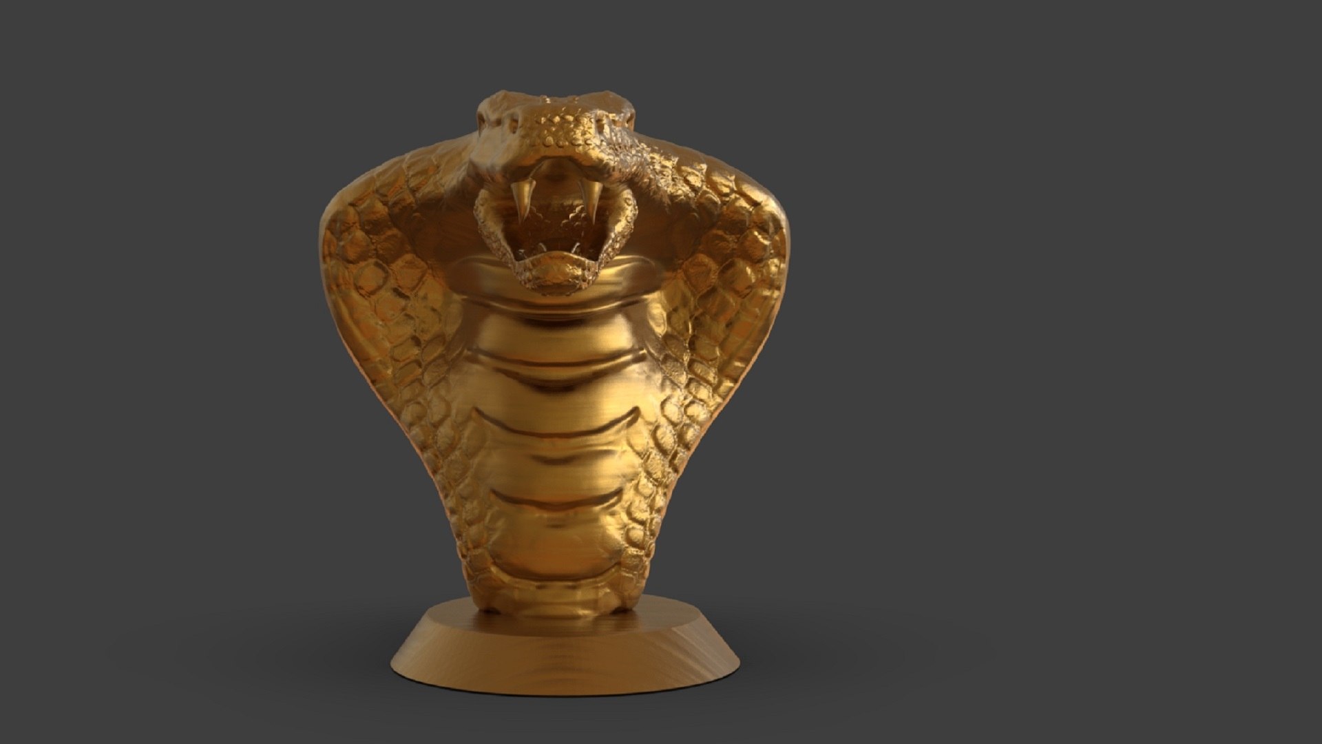Cobra Statue 3D Model - TurboSquid 2020986