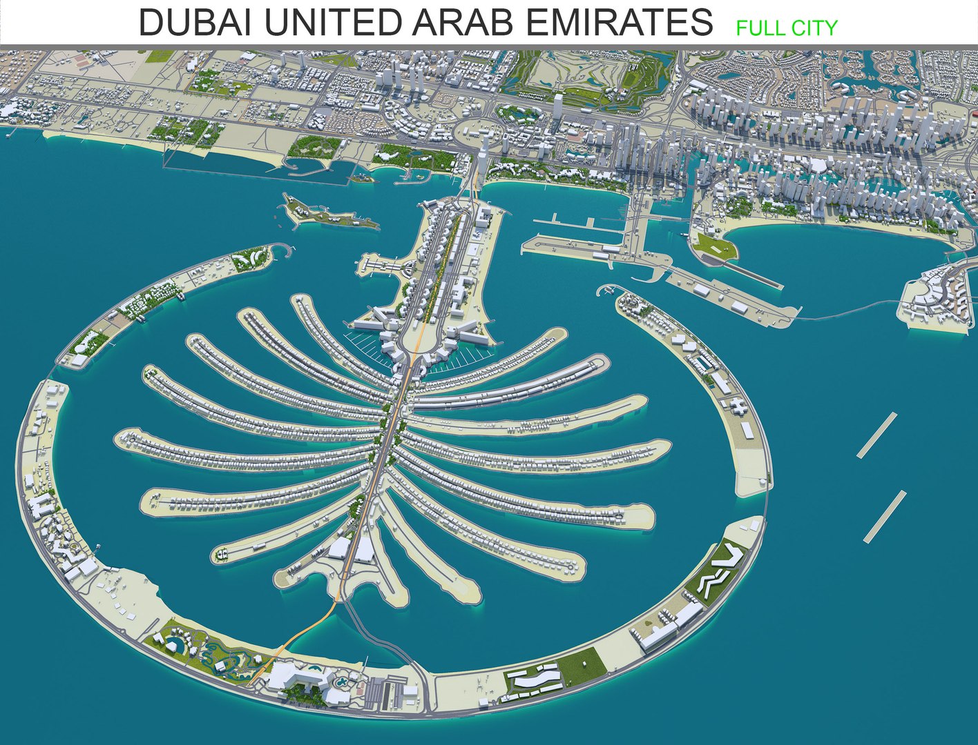 3D UAE City Pack - TurboSquid 1815849