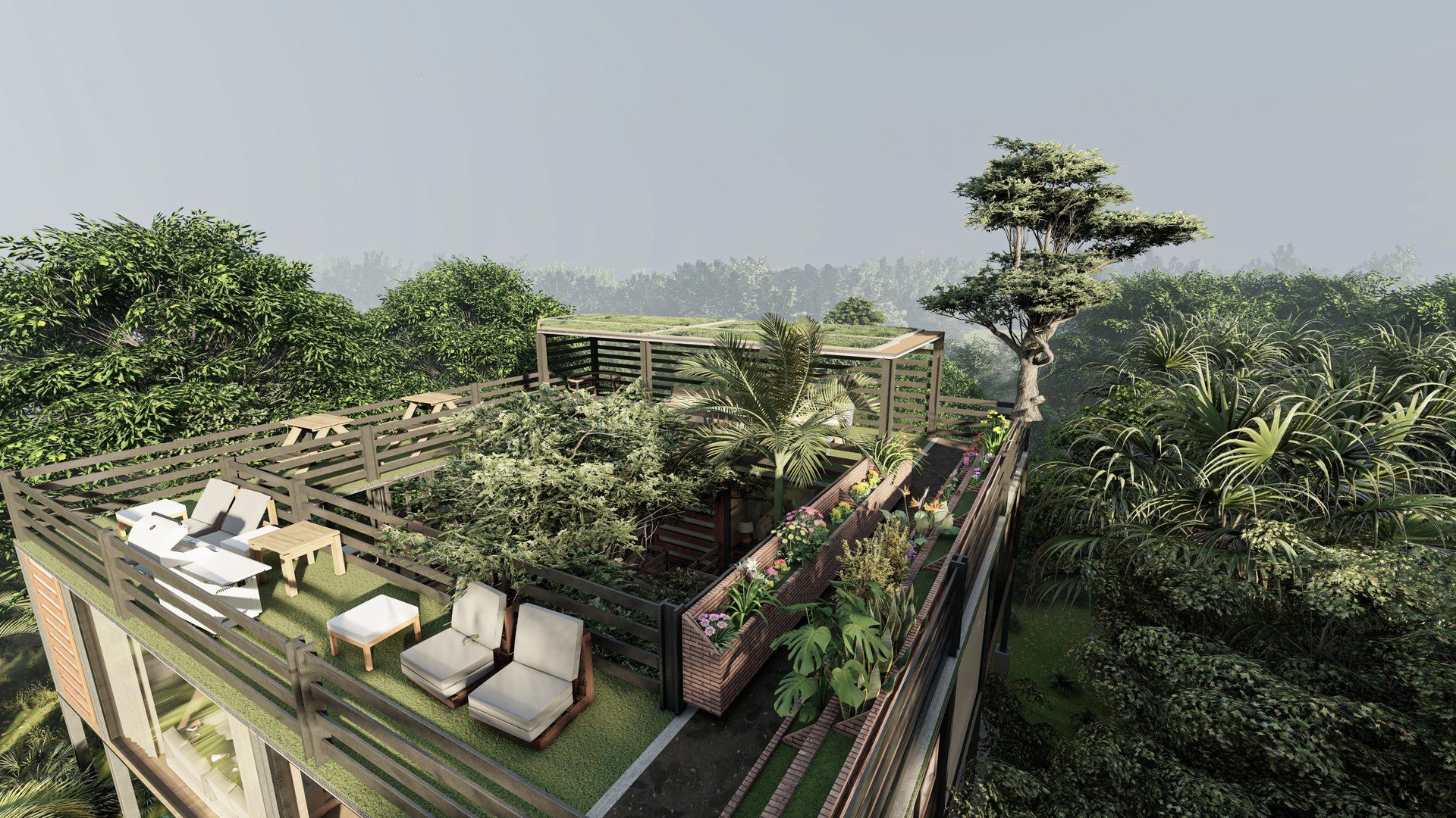 3D Beam House Container Box Model - TurboSquid 1995586