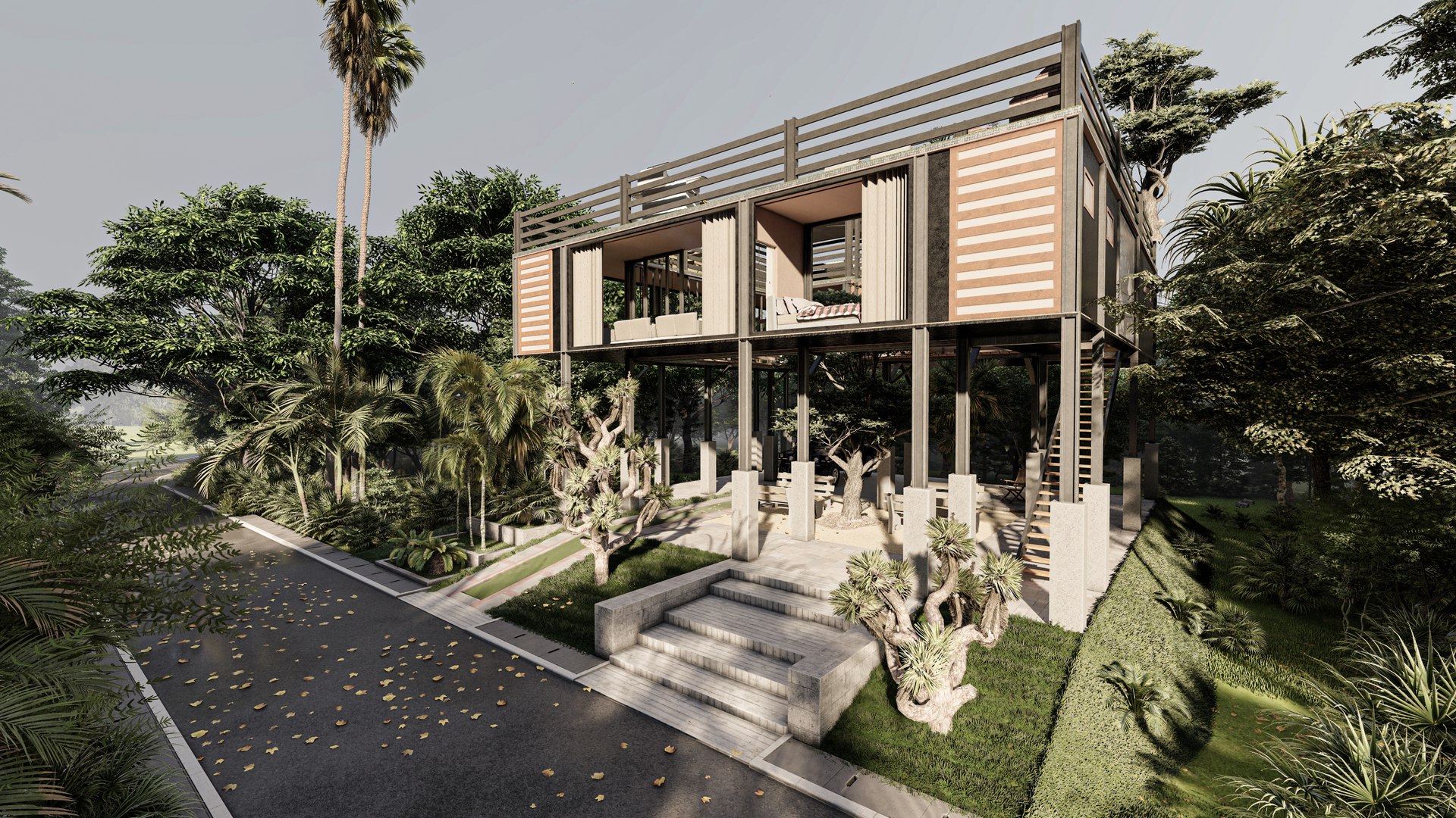 3D Beam House Container box model - TurboSquid 1995586