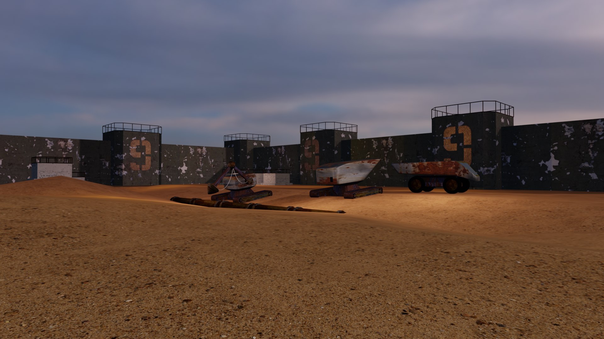 3D Apocalyptic Mine Model - TurboSquid 2161341