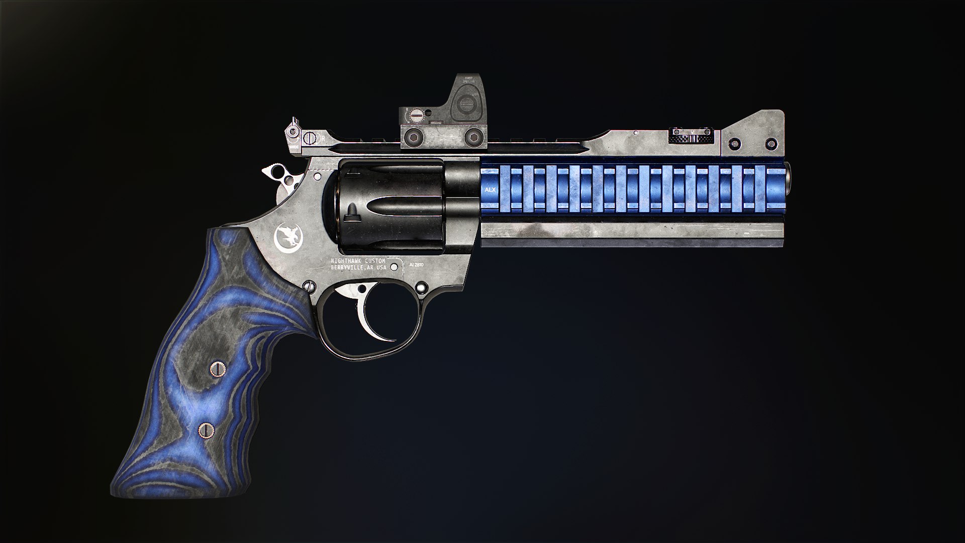 Korth Super Sport ALX And Compensator 3D - TurboSquid 1958085