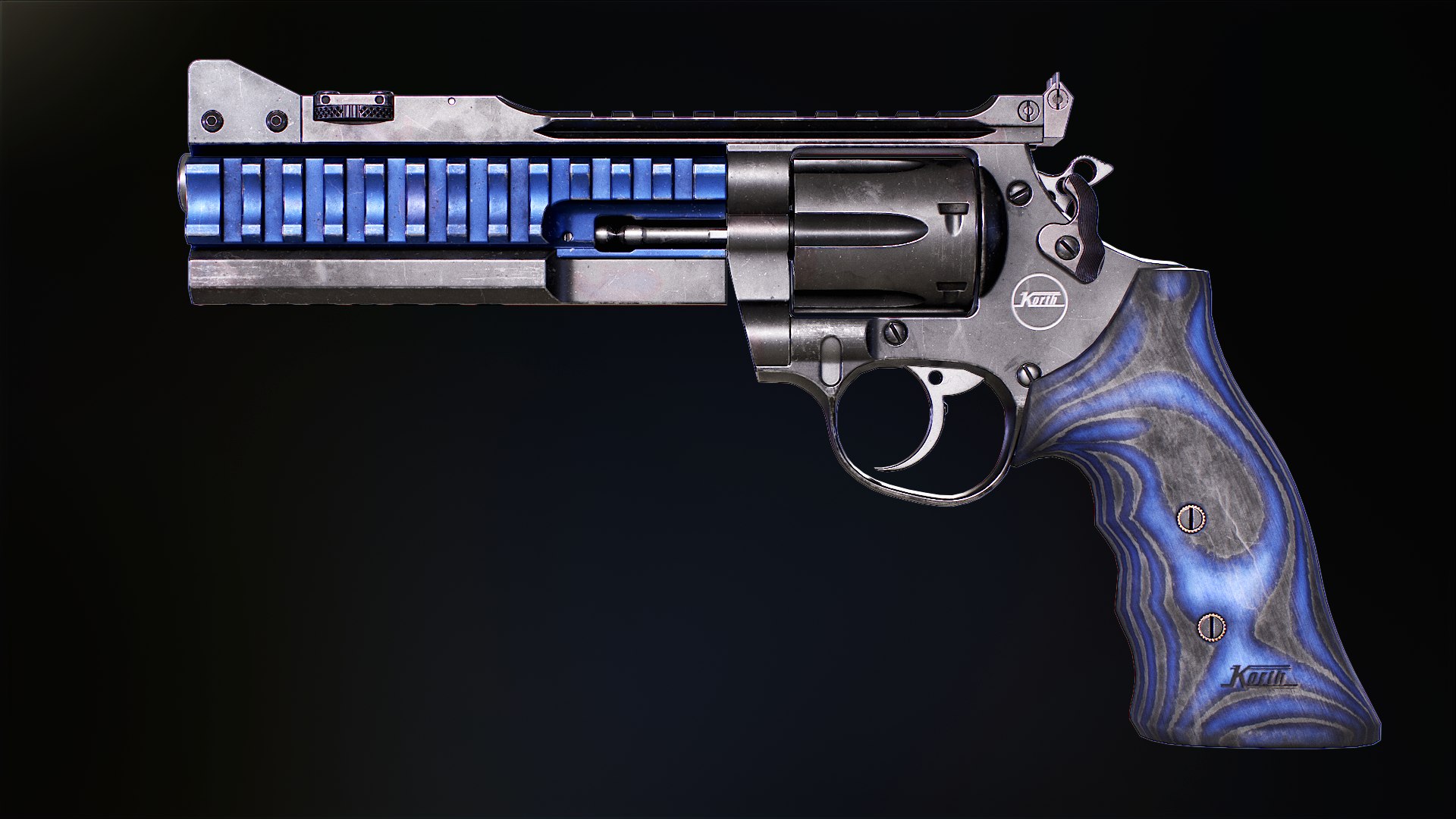 Korth Super Sport ALX And Compensator 3D - TurboSquid 1958085