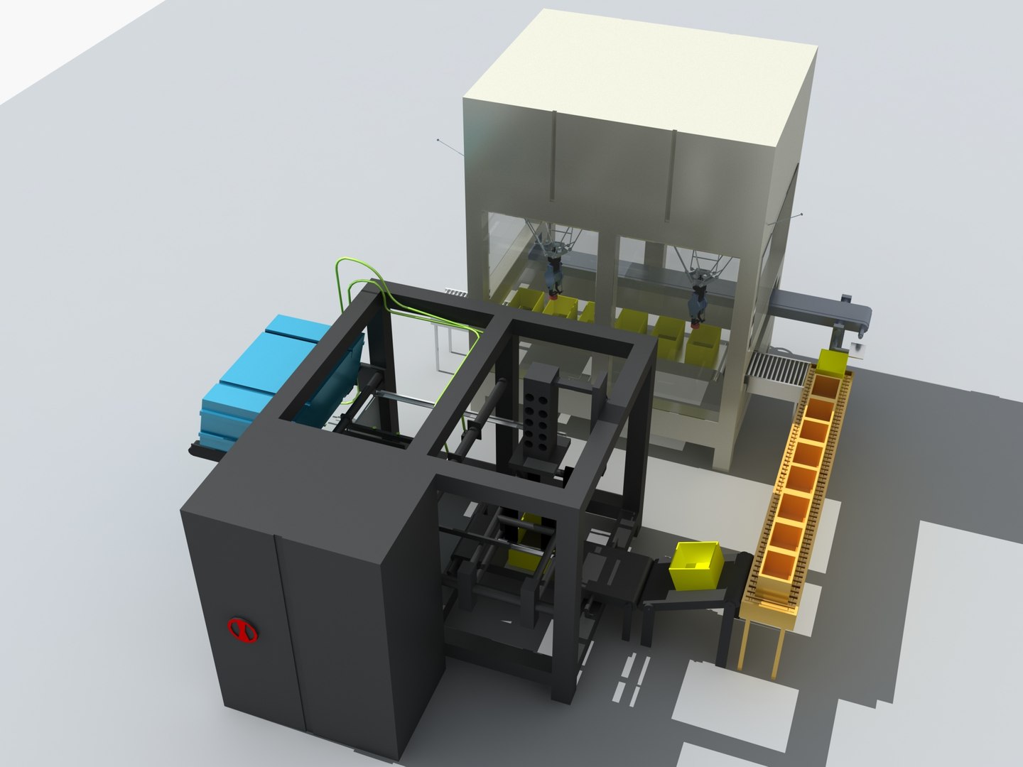 Industrial Equipment 11 - Cheese Packaging and Boxing Production Line ...