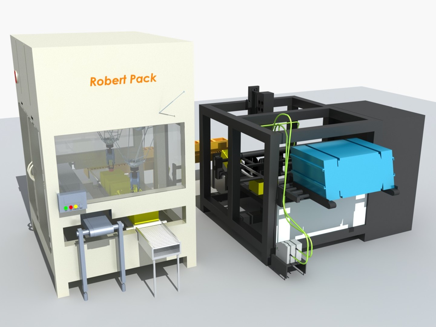 Industrial Equipment 11 - Cheese Packaging and Boxing Production Line ...