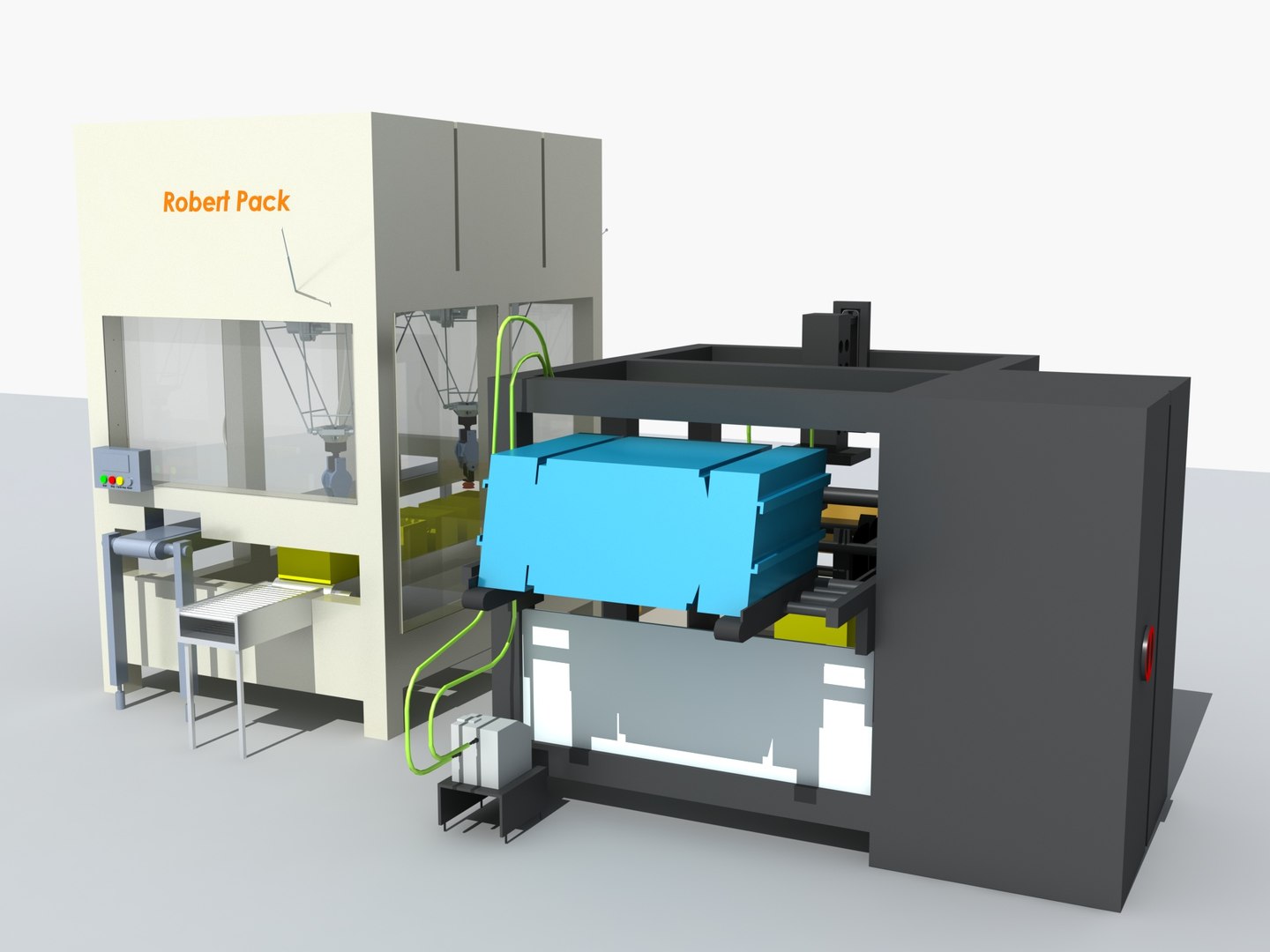 Industrial Equipment 11 - Cheese Packaging and Boxing Production Line ...