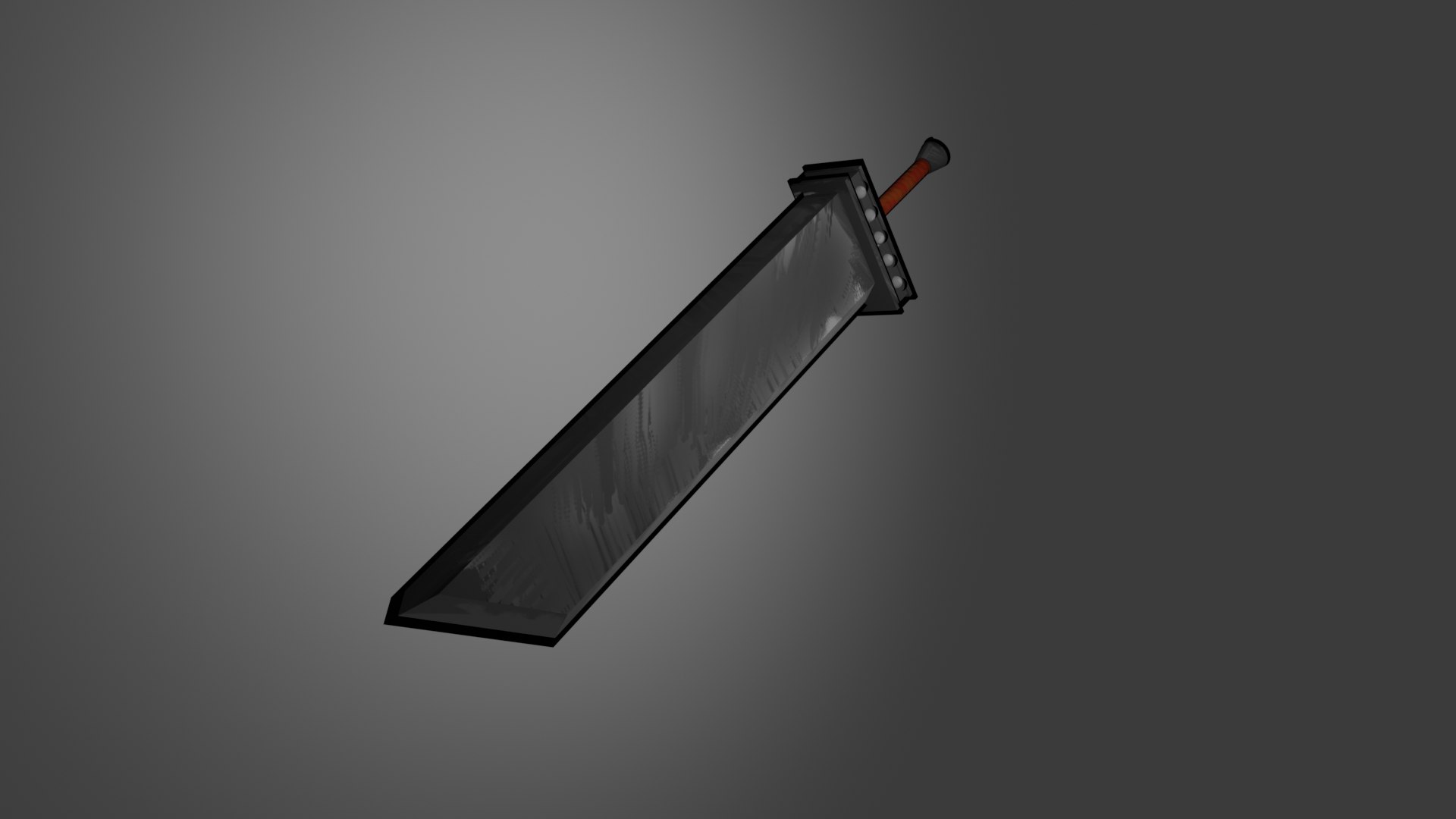 3D Model Stylized Buster Sword - TurboSquid 2422586