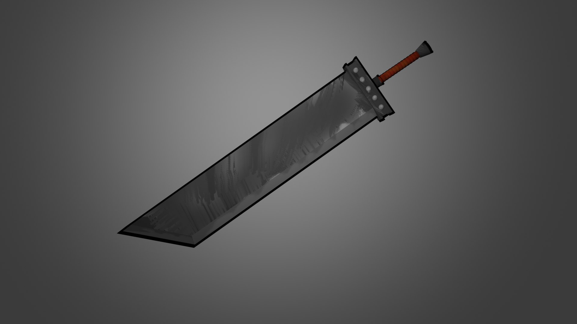 3D Model Stylized Buster Sword - TurboSquid 2422586