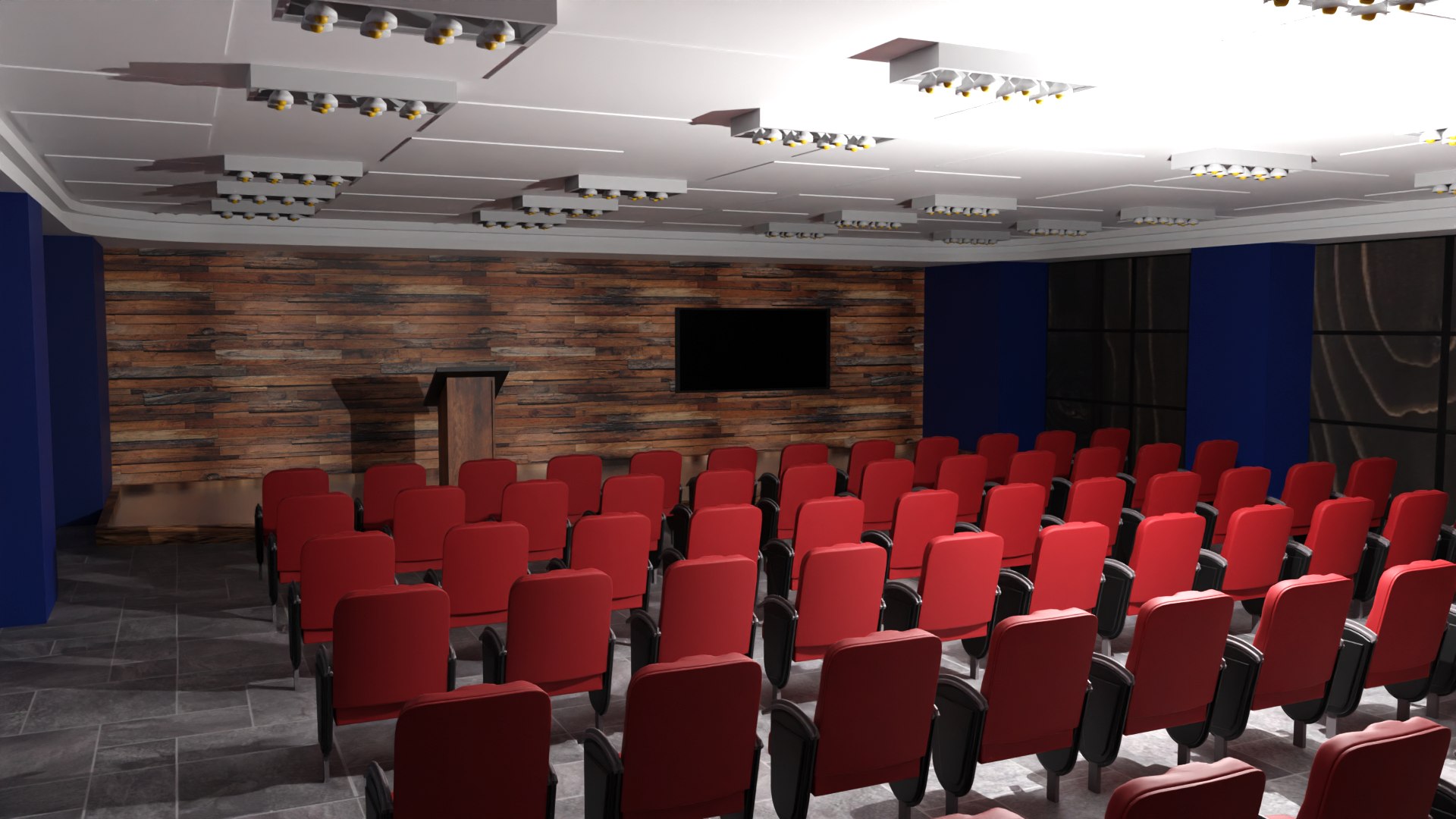 Briefing Press Room 3D Model - TurboSquid 2178789