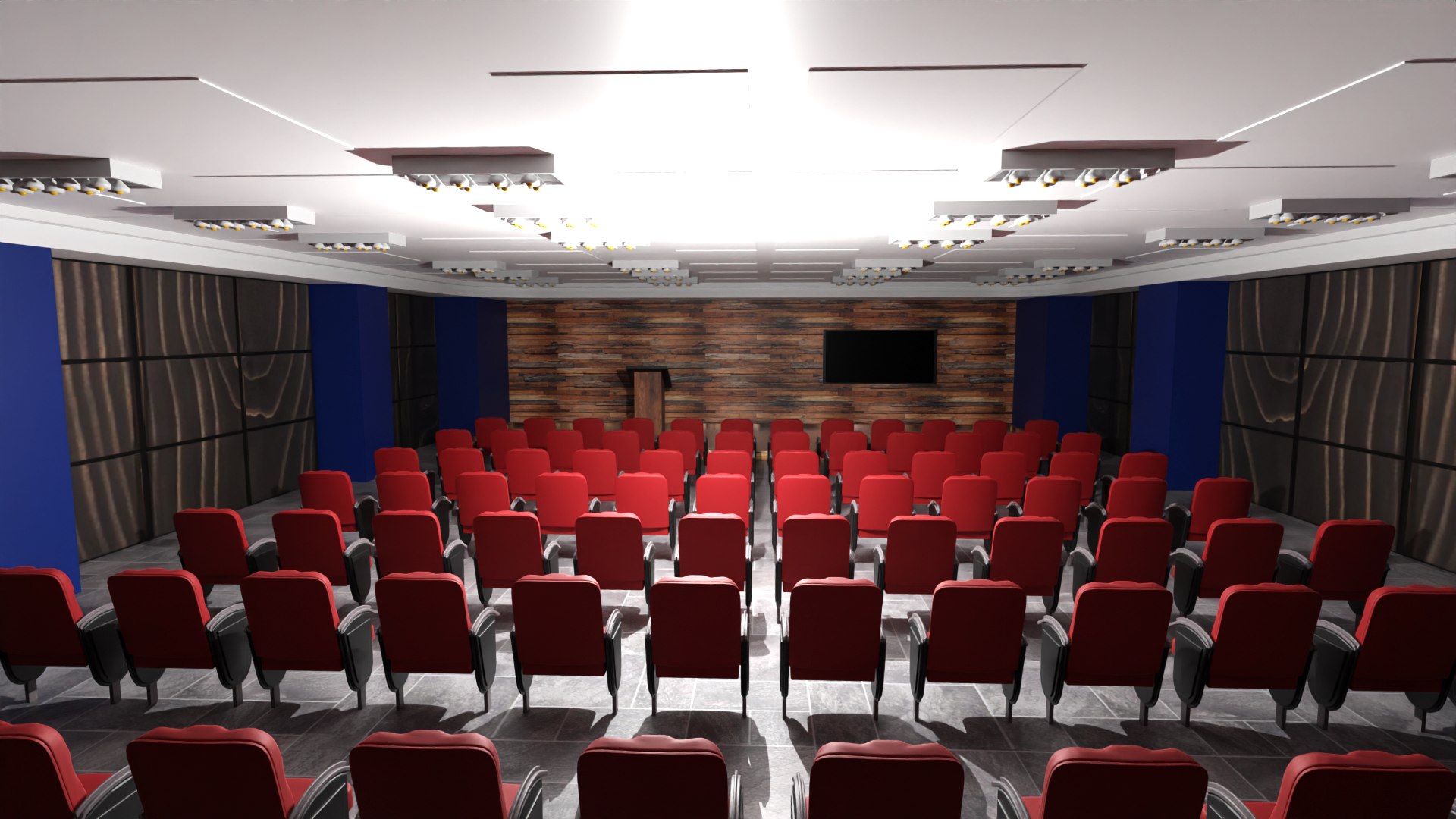 Briefing Press Room 3D Model - TurboSquid 2178789