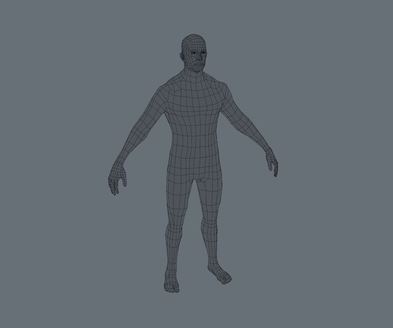 Male And Female Body Base Mesh Animated And Rigged 3D Model 3D Model ...