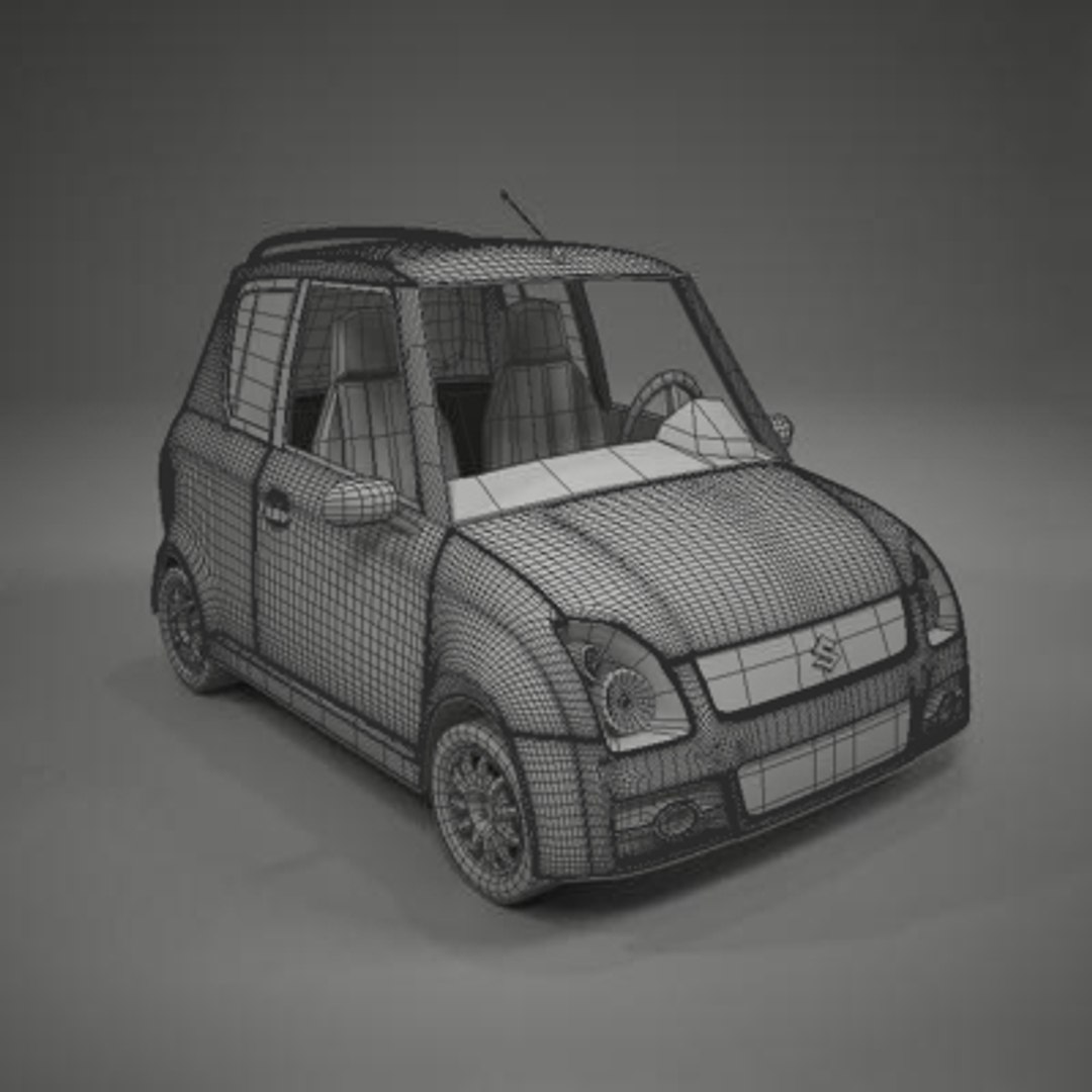 3d model suzuki swift toon