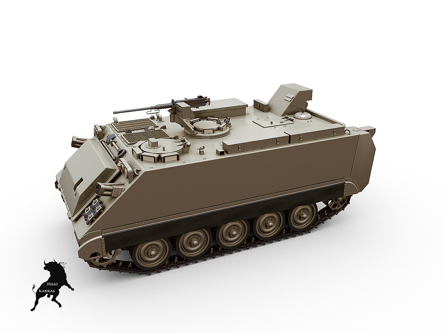 M-113 Smoke 3d Model