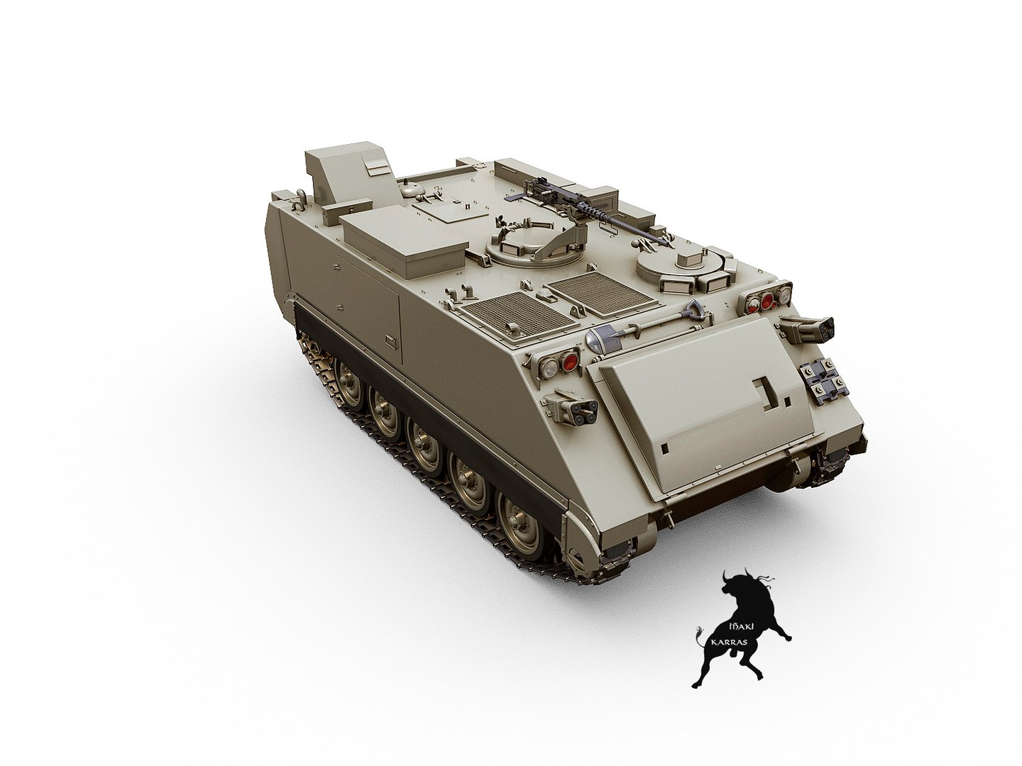 M-113 Smoke 3d Model