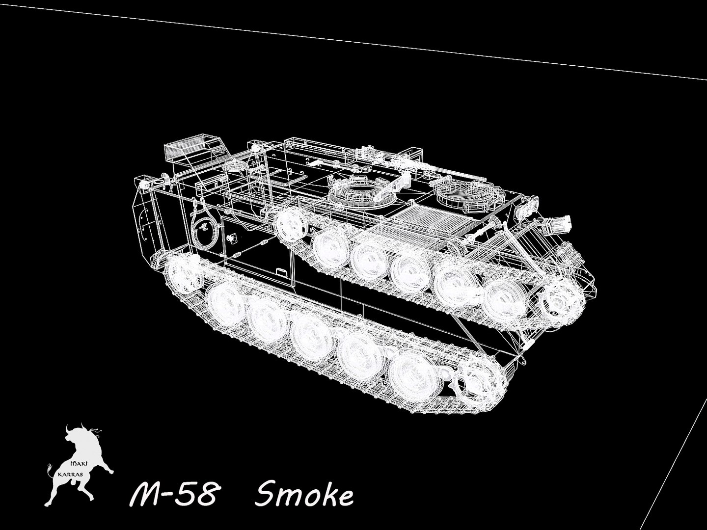 M-113 Smoke 3d Model