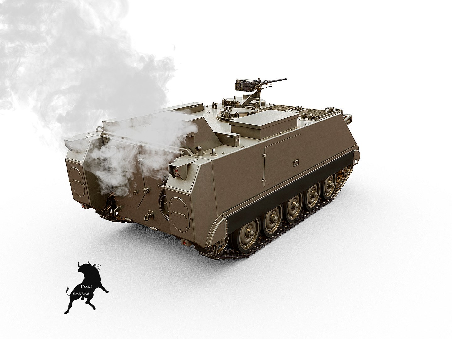 M-113 Smoke 3d Model