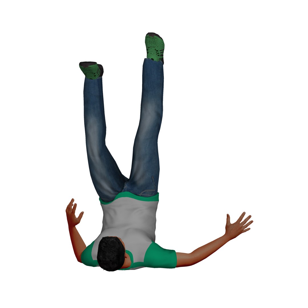 3D male teal character - TurboSquid 1657785