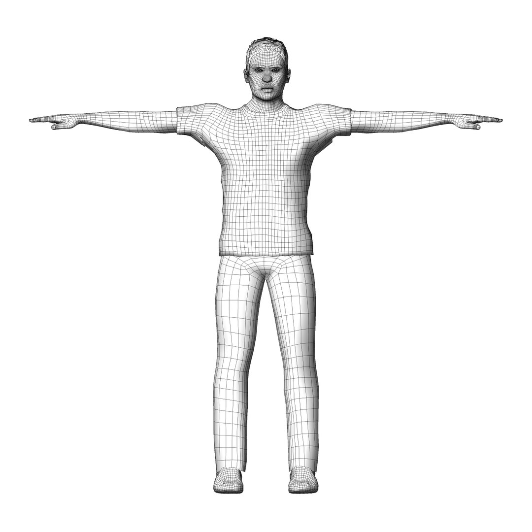3D male teal character - TurboSquid 1657785