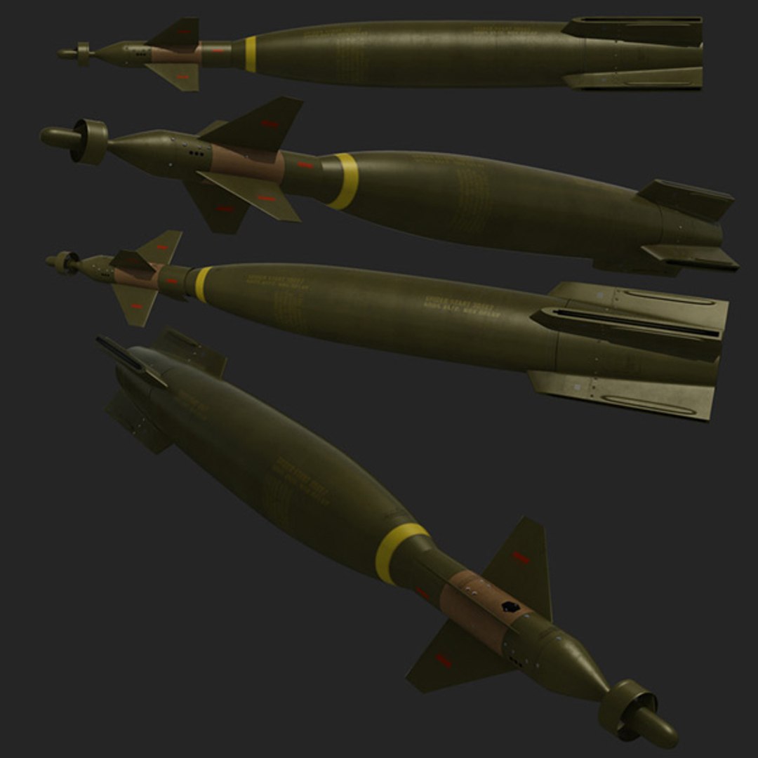 gbu-10 pavewayii gbu-31 jdam 3d model