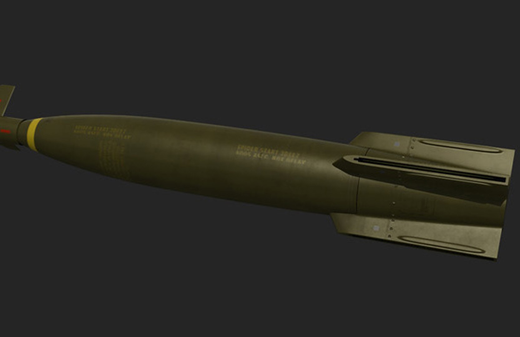 gbu-10 pavewayii gbu-31 jdam 3d model