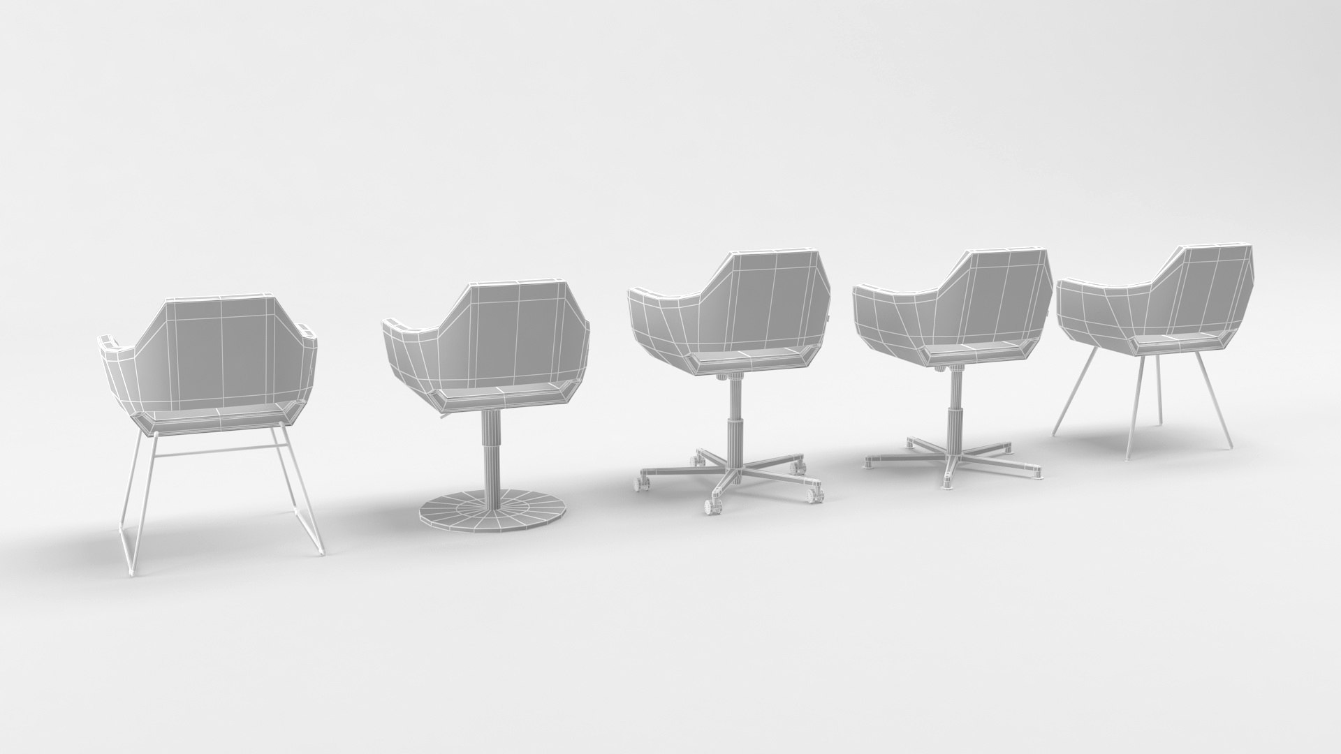 Nano Deberenn Chairs 3D Model - TurboSquid 1514808